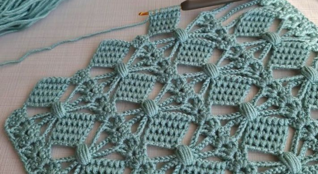 Crochet Blanket Beautiful Stitch Pattern - ilove-crochet