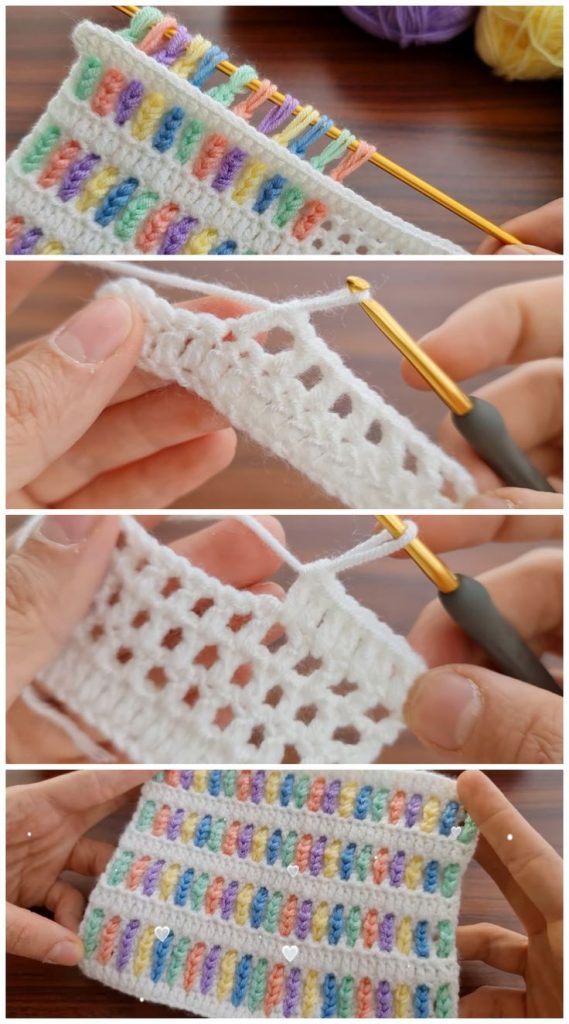 Crochet Blanket Stitch Pattern - ilove-crochet