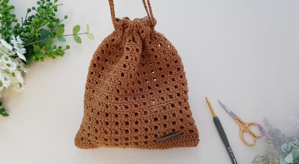 Crochet Easy Net Pouch - ilove-crochet