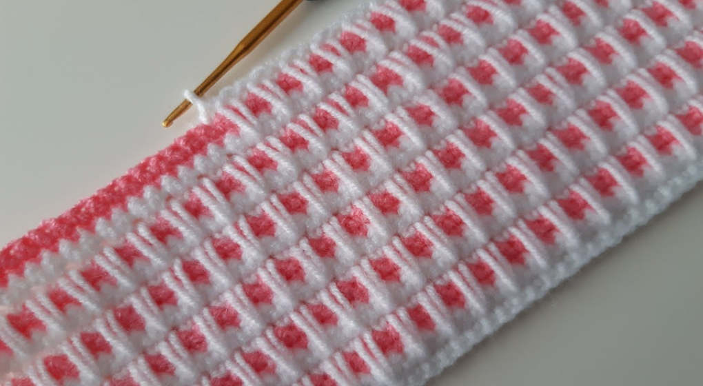 Crochet Easy Two Color Baby Blanket - ilove-crochet