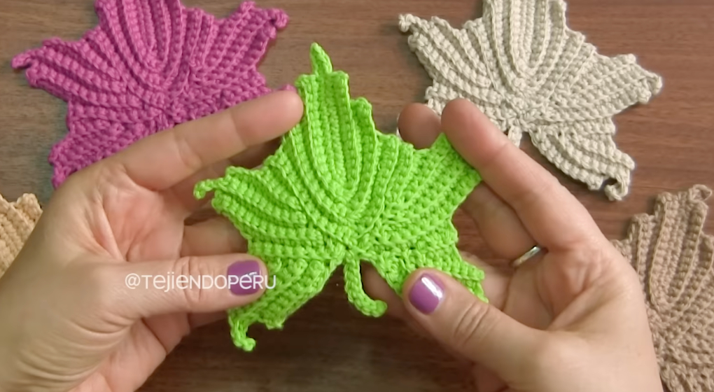 Learn To Crochet Maple Leaves - ilove-crochet
