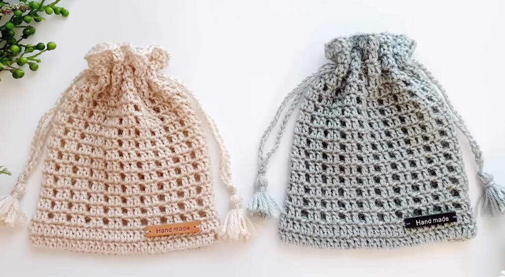 Crochet Net Pouch Bag For Beginners - ilove-crochet