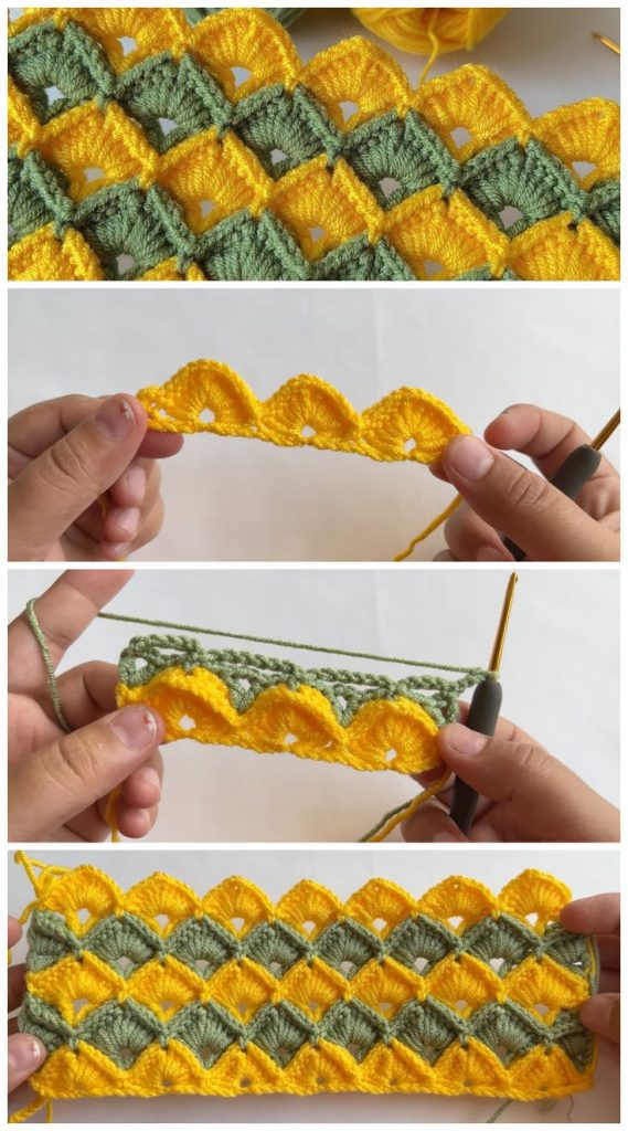 Crochet Blanket Stitch Pattern - ilove-crochet