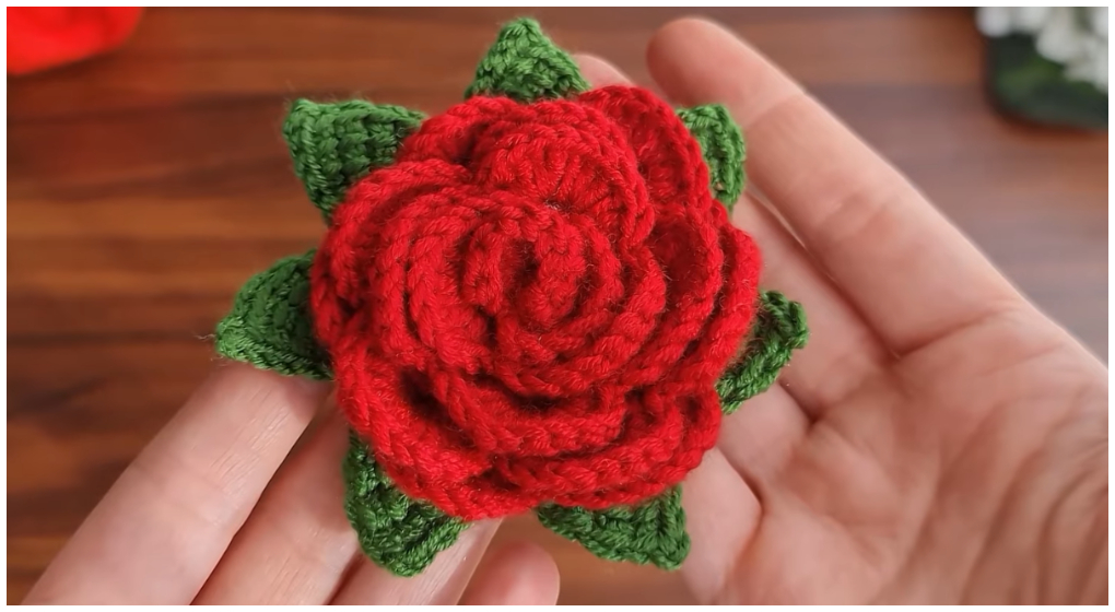 Red Roses Easy Crochet Pattern - ilove-crochet